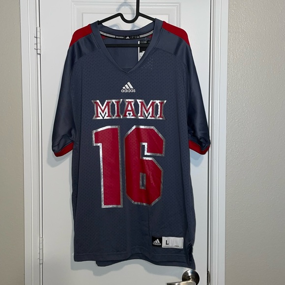 adidas | Shirts | Adidas Miami Football Jersey | Poshmark
